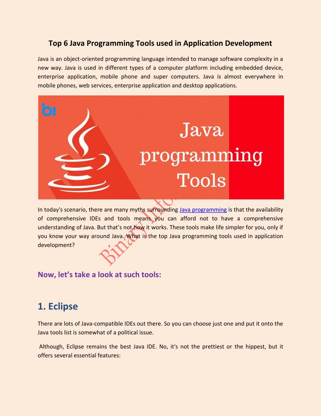 PPT - Top 6 Java Programming Tools used in Application Development PowerPoint Presentation - ID ...
