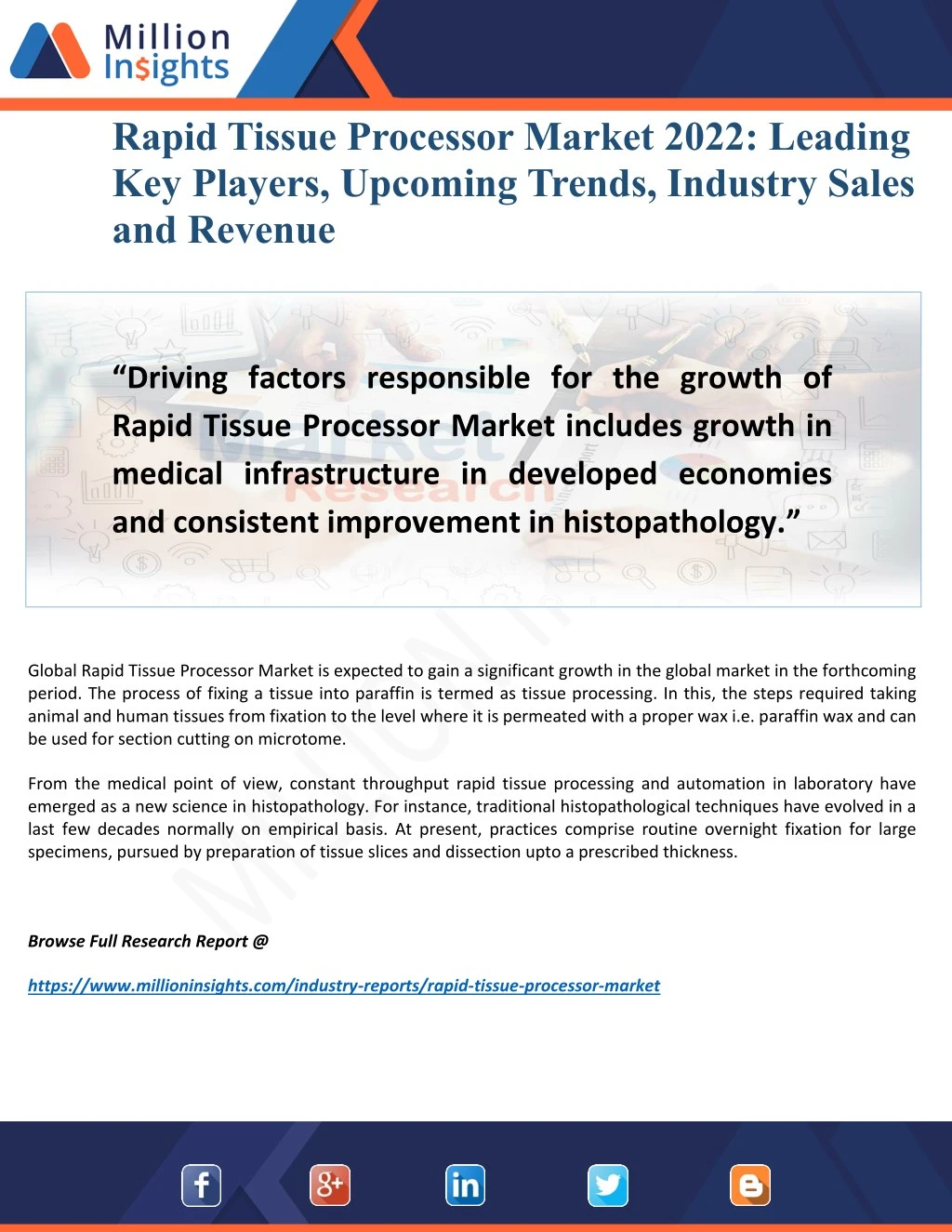 PPT - Rapid Tissue Processor Market Future Investments, Business ...