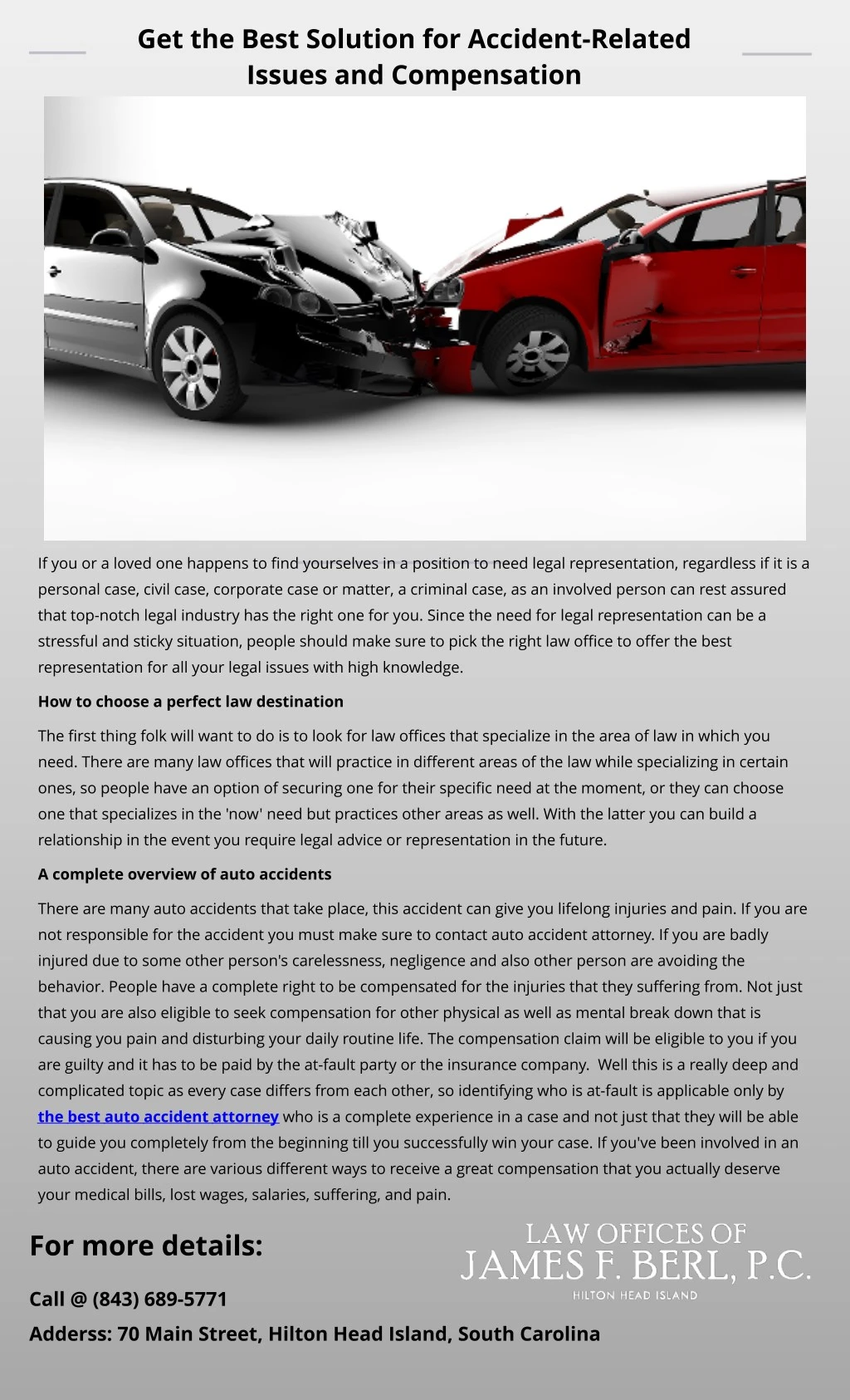 PPT - A Guide to Compensation Available for Accident Victims | Berl Law ...