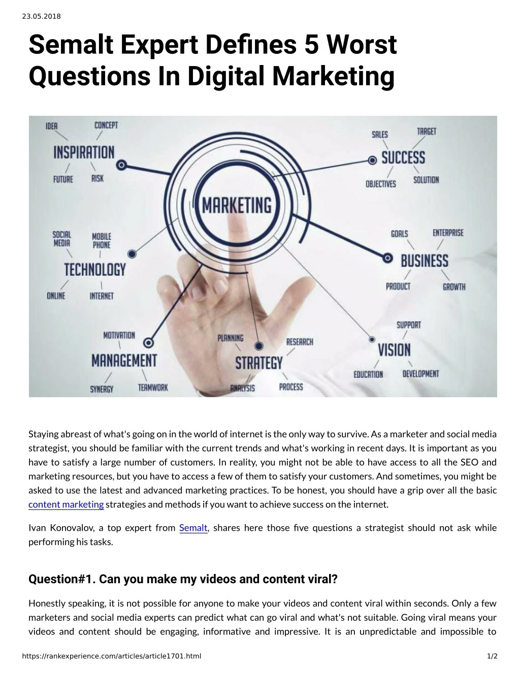 PPT - Semalt Expert Defines 5 Worst Questions In Digital Marketing ... PPT - Semalt Expert Defines 5 Worst Questions In Digital Marketing ...
