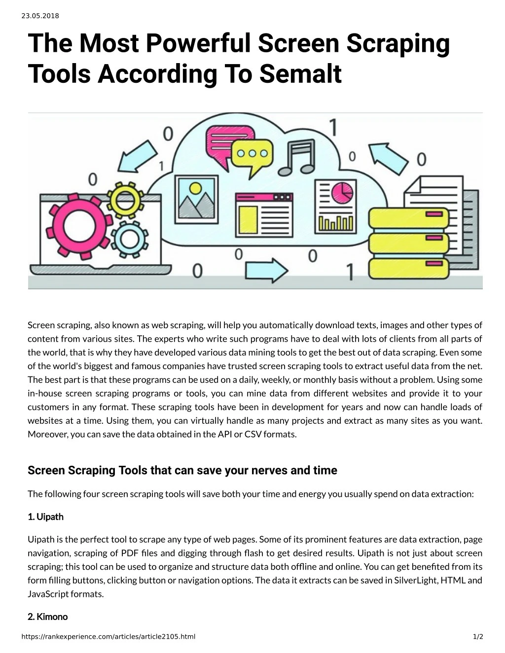 PPT - The Most Powerful Screen Scraping Tools According To Semalt ...