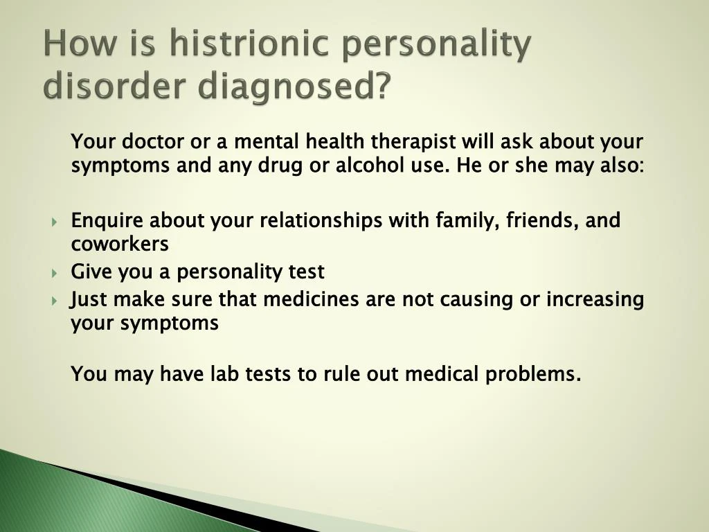 PPT - Histrionic Personality Disorder PowerPoint Presentation - ID:7958279