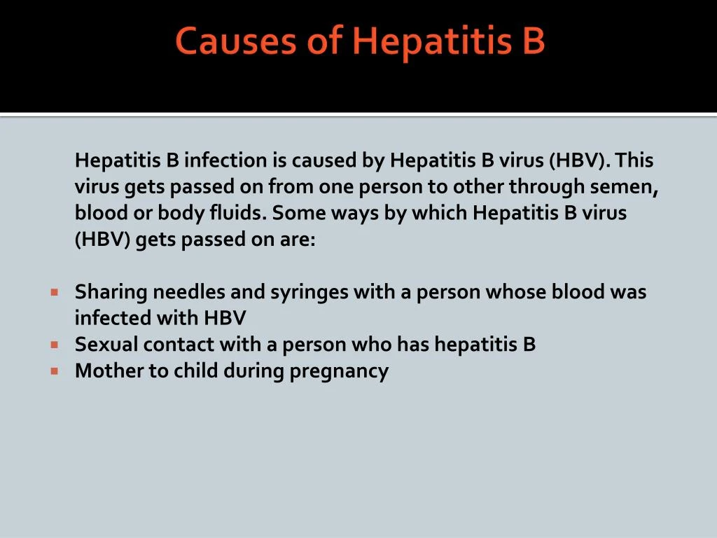 PPT - Hepatitis B PowerPoint Presentation - ID:7961030