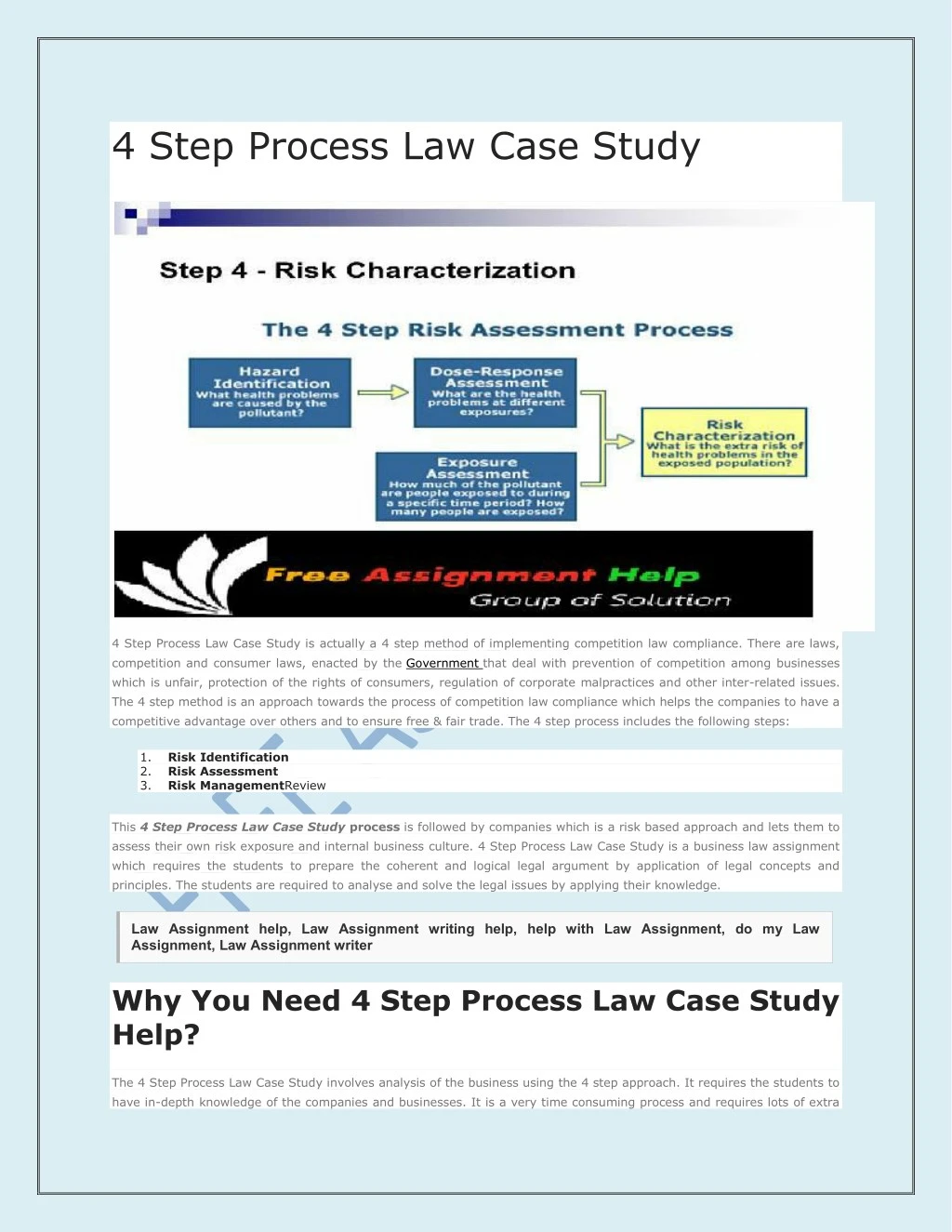 PPT - 4 Step Process Law Case Study PowerPoint Presentation, free ...
