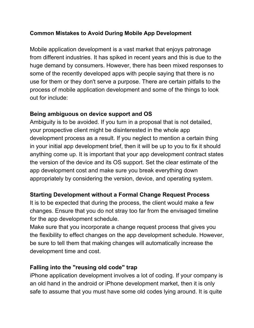 PPT - Common Mistakes to Avoid During Mobile App Development PowerPoint ...