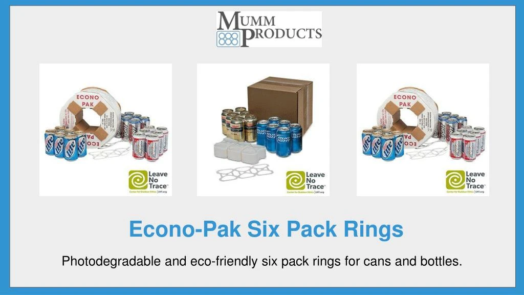 PPT - High Quality Six Pack Rings By Mumm Products PowerPoint ...