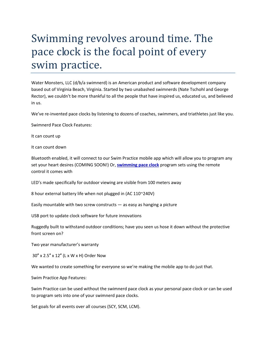 PPT - swimming pool pace clocks PowerPoint Presentation, free download ...