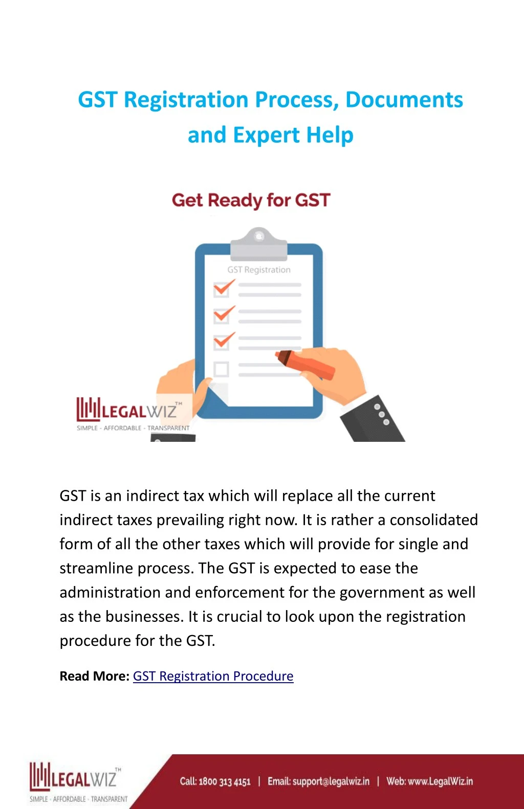 PPT - GST Registration â€“ Process, Rules, Forms and Documents Required ...