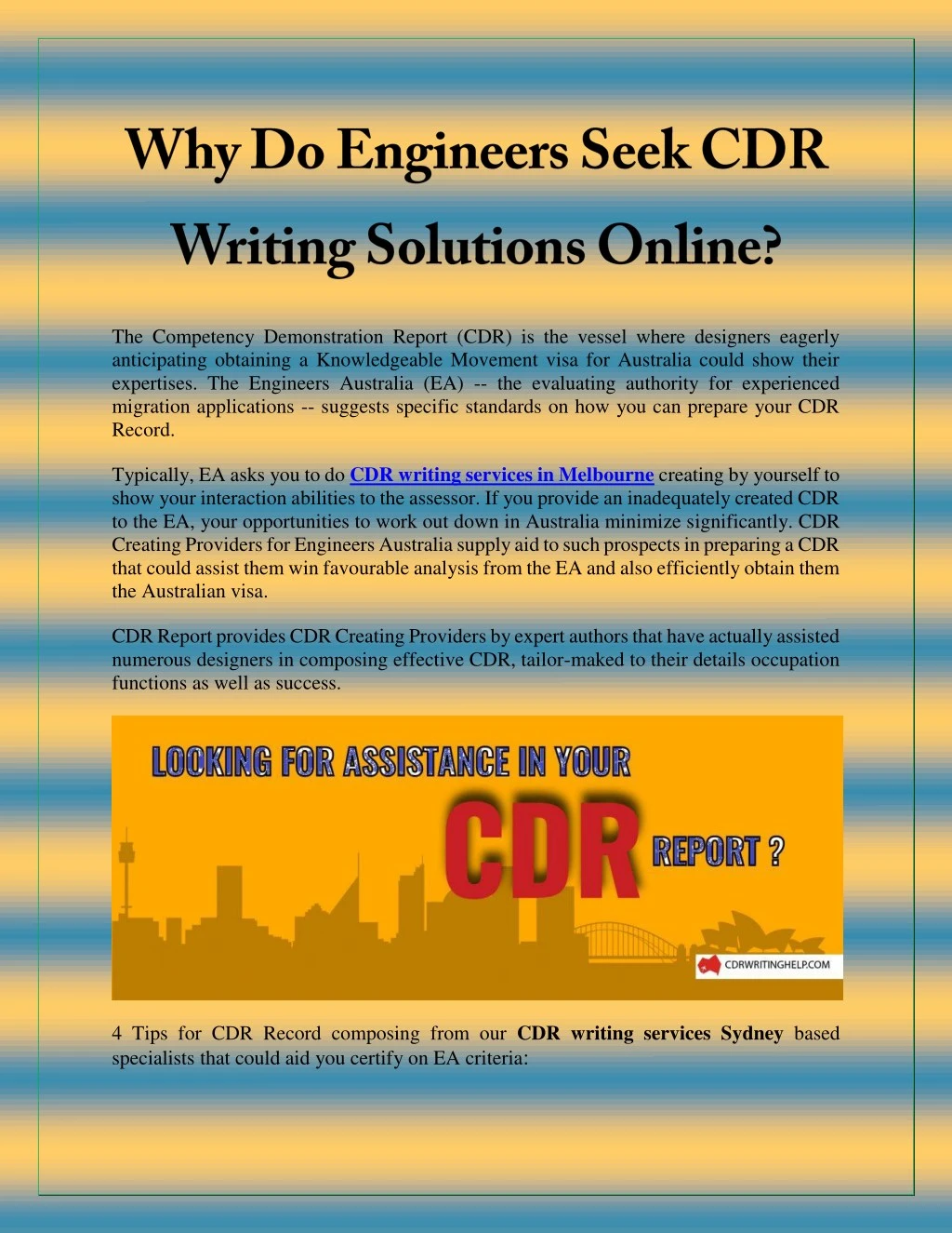 PPT - Why Do Engineers Seek CDR Writing Solutions Online PowerPoint ...