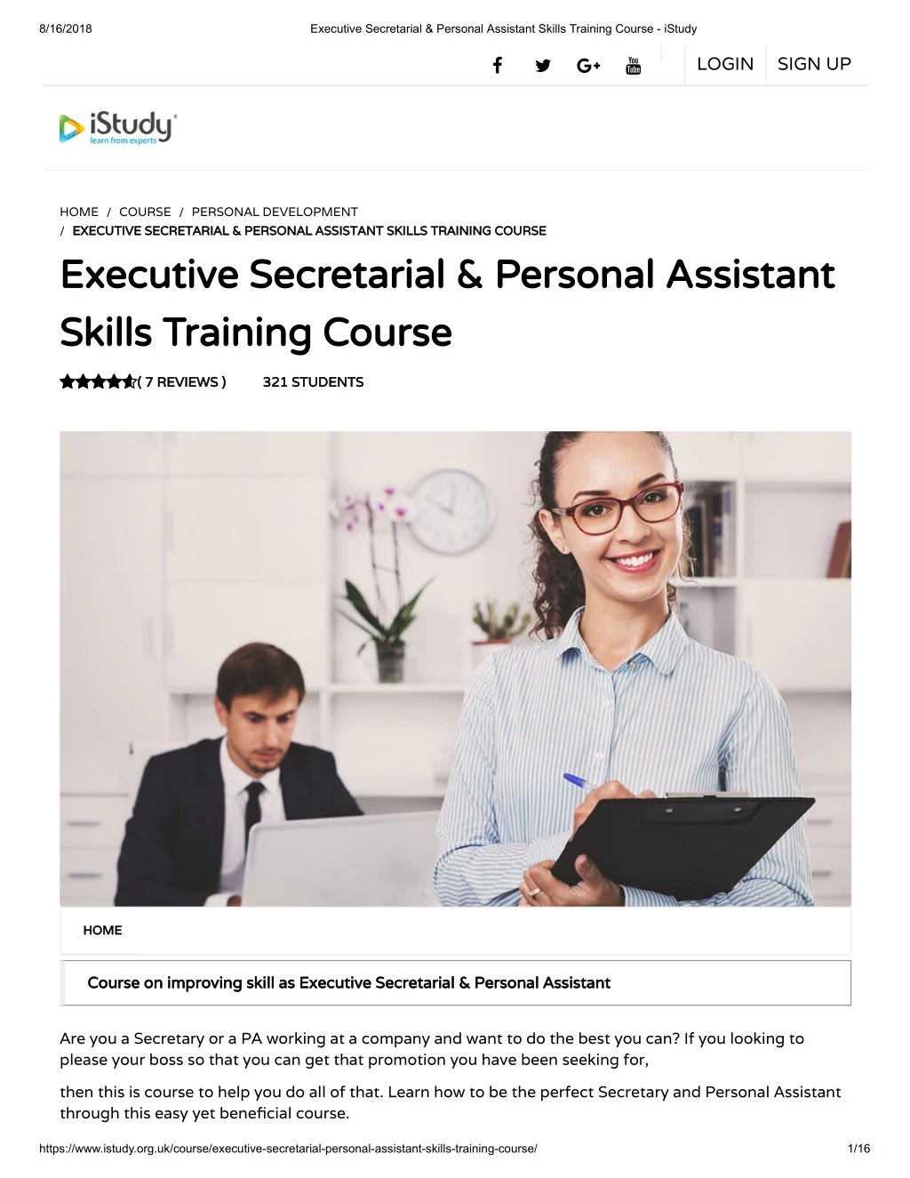 PPT - Executive Secretarial & Personal Assistant Skills Training Course ...