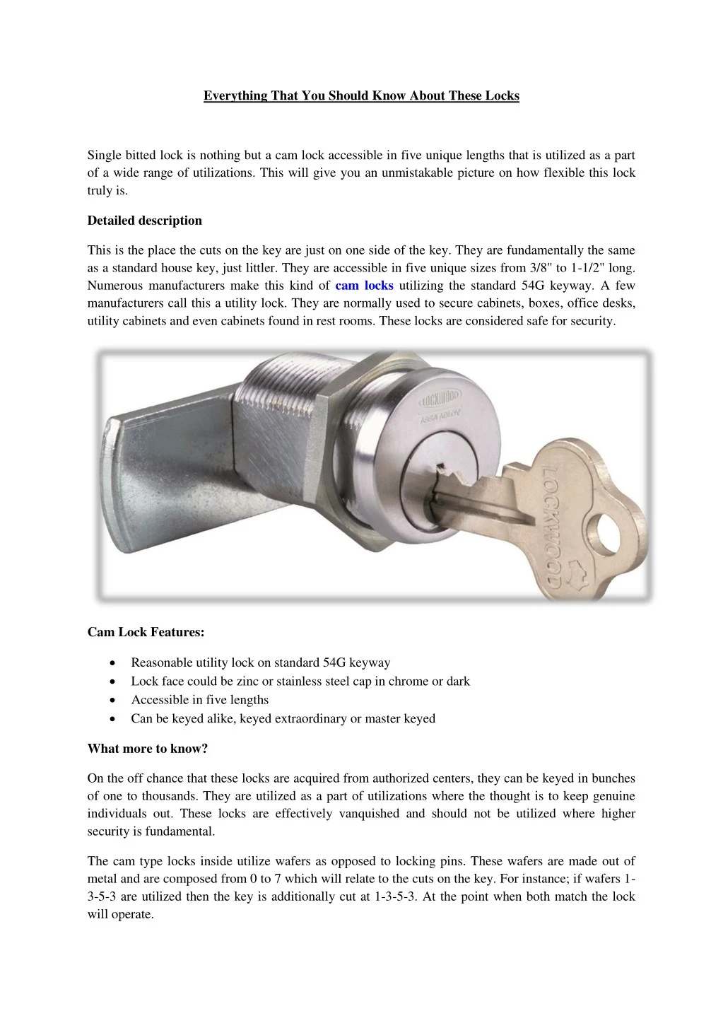 PPT - Everything That You Should Know About These Locks PowerPoint ...