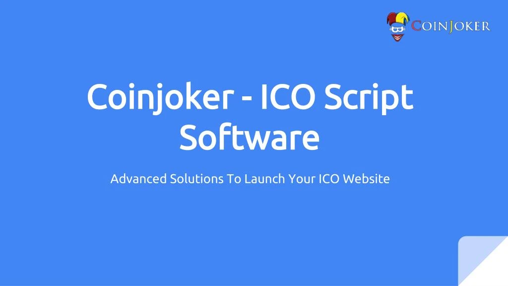PPT - ICO Website Script| ICO Software PowerPoint Presentation, free ... PPT - ICO Website Script| ICO Software PowerPoint Presentation, free ...