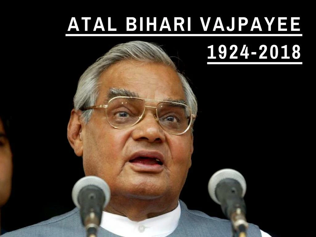PPT - Atal Bihari Vajpayee: 1924-2018 PowerPoint Presentation, free ...