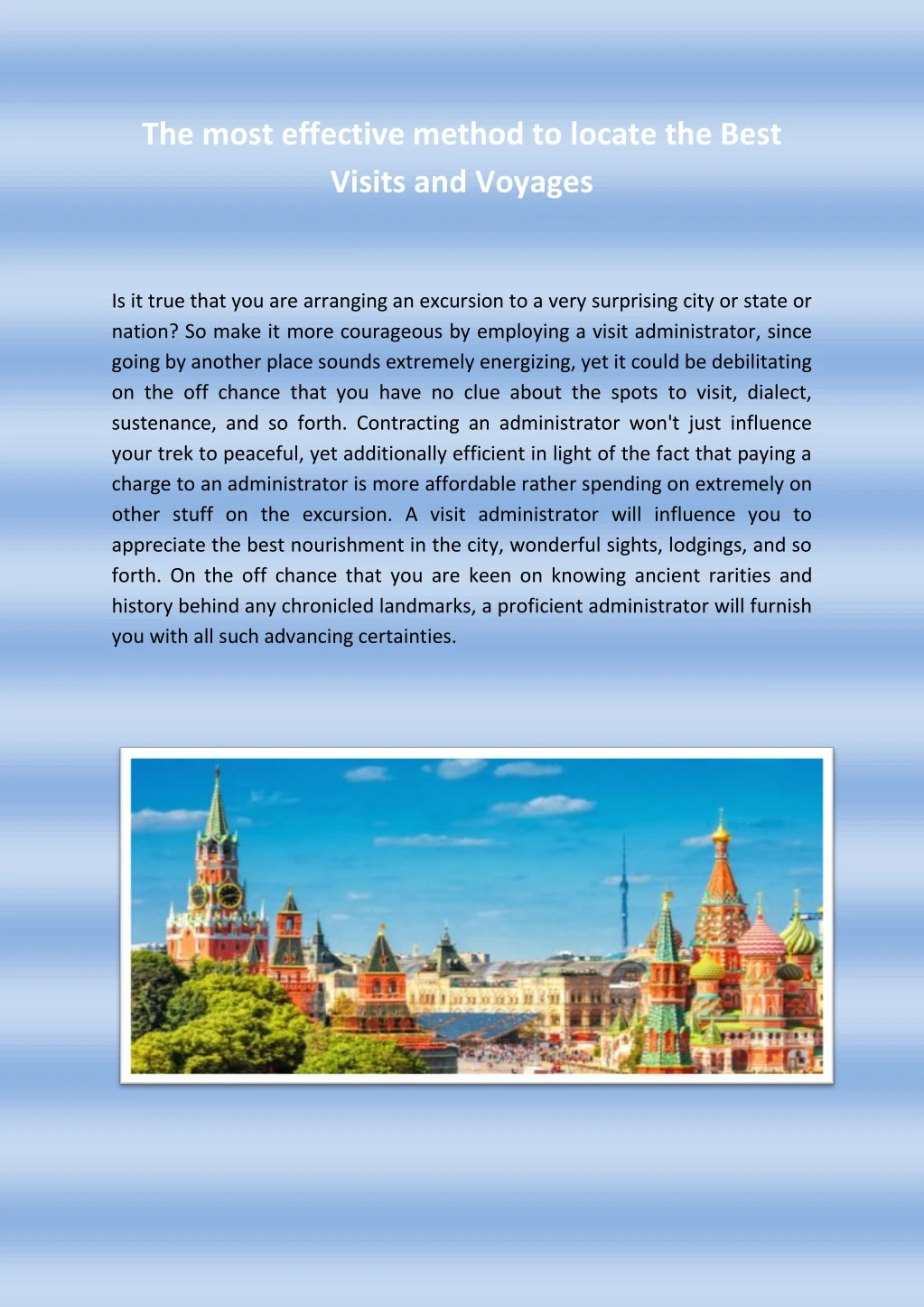 PPT - The most effective method to locate the Best Visits and Voyages ...