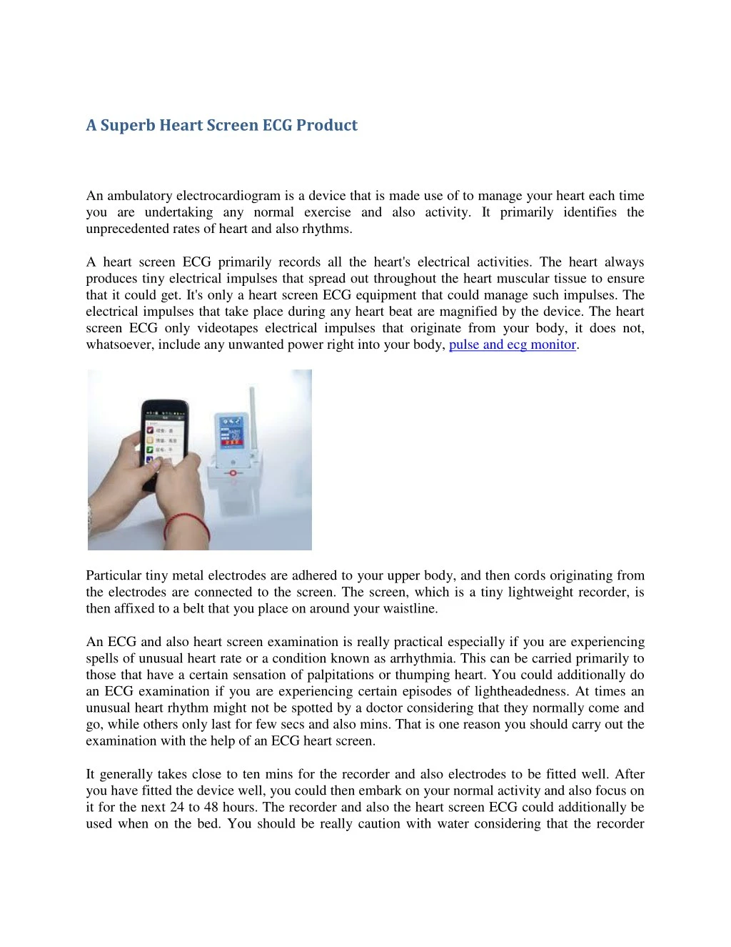 PPT - bluetooth heart rate monitor PowerPoint Presentation, free ...