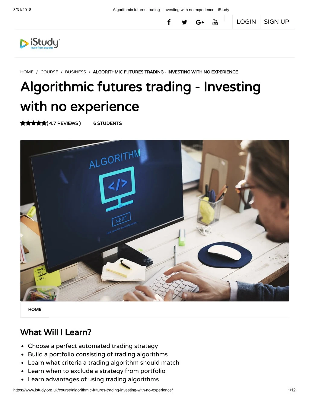 PPT - Algorithmic futures trading - Investing with no experience ... PPT - Algorithmic futures trading - Investing with no experience ...