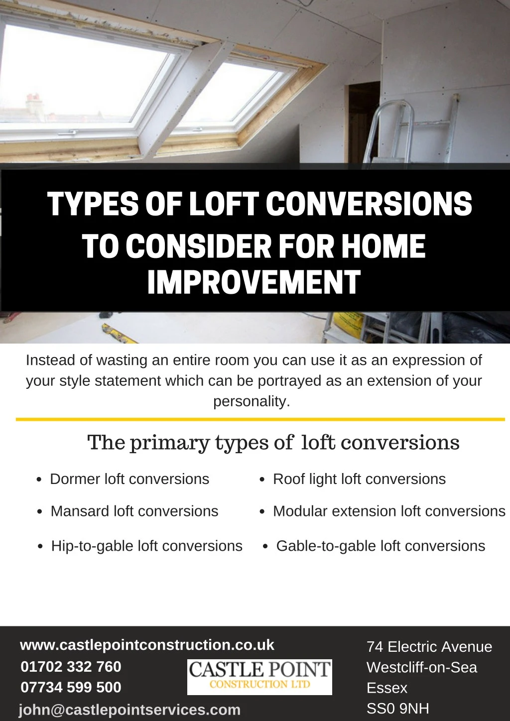 PPT - TYPES OF LOFT CONVERSIONS PowerPoint Presentation, free download ...