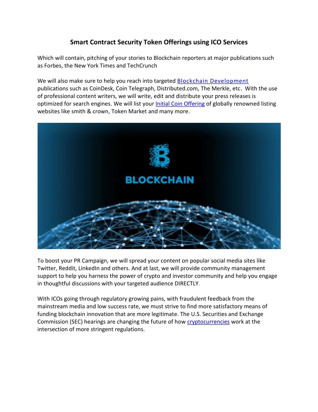 PPT - Smart Contract Security Token Offerings using ICO Services PowerPoint Presentation - ID ...