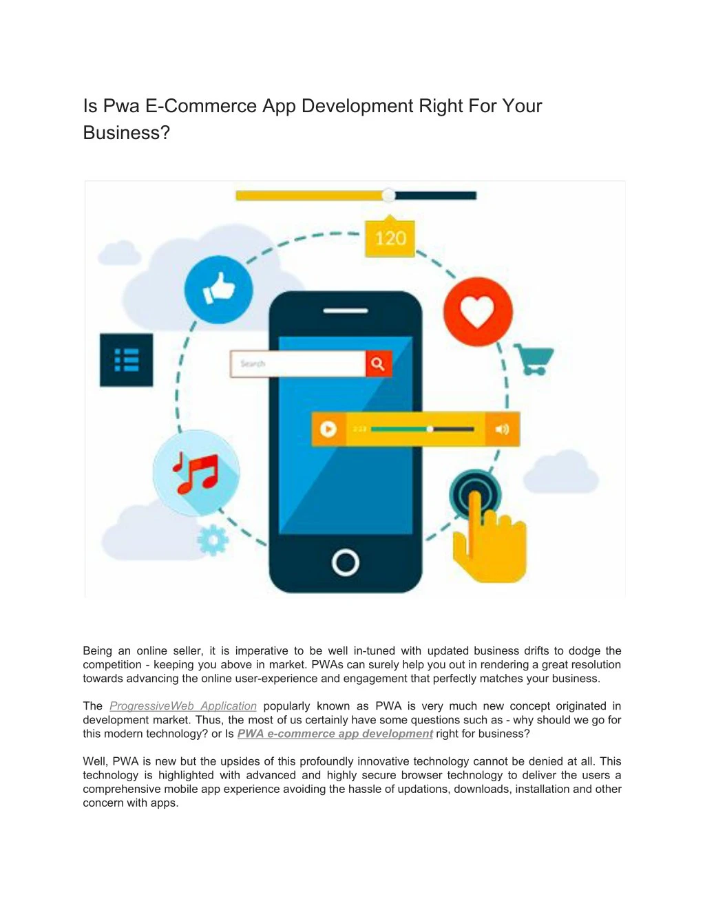 PPT - PWA E-Commerce App Development PowerPoint Presentation, free ...