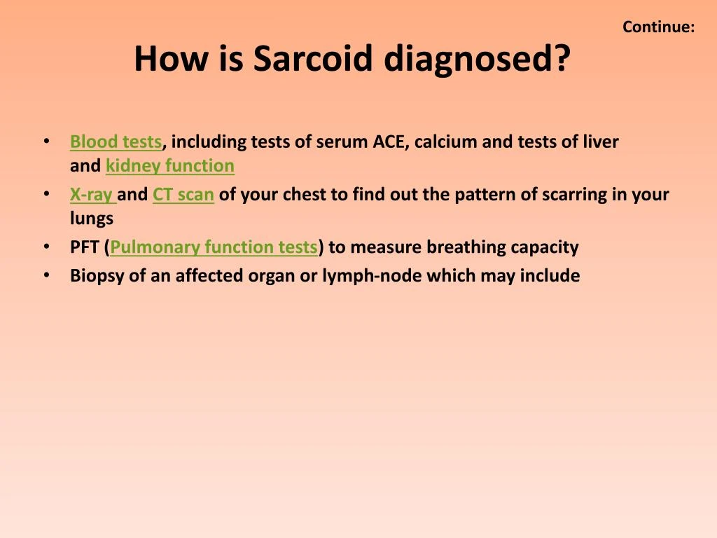 PPT - Sarcoidosis: Causes, Symptoms, Daignosis, Prevention and ...