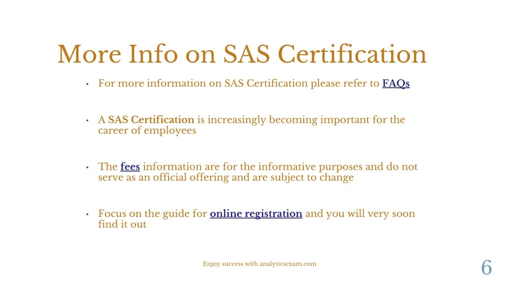 PPT - How to Prepare for SAS Statistical Business Analyst (A00-240 ...