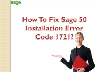 PPT - Sage 50 Error Code 1721 Fix Sage 50 Accounts Installation ...