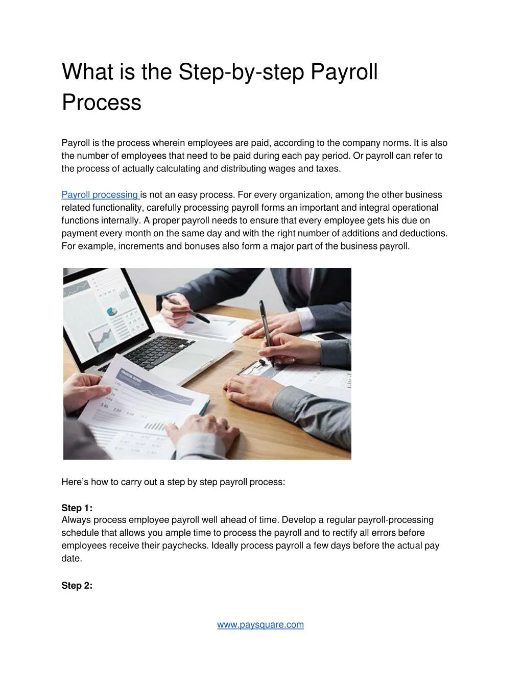 PPT - What is the Step-by-step Payroll Process PowerPoint Presentation ...