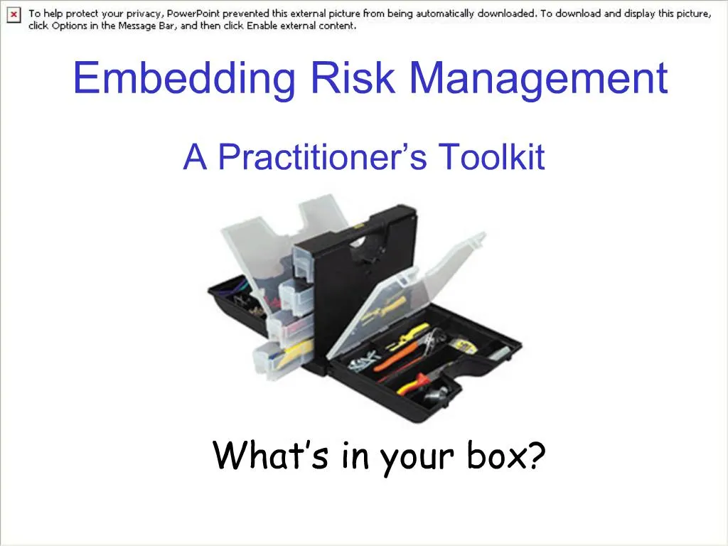 PPT - A Practitioner s Toolkit PowerPoint Presentation, free download ...