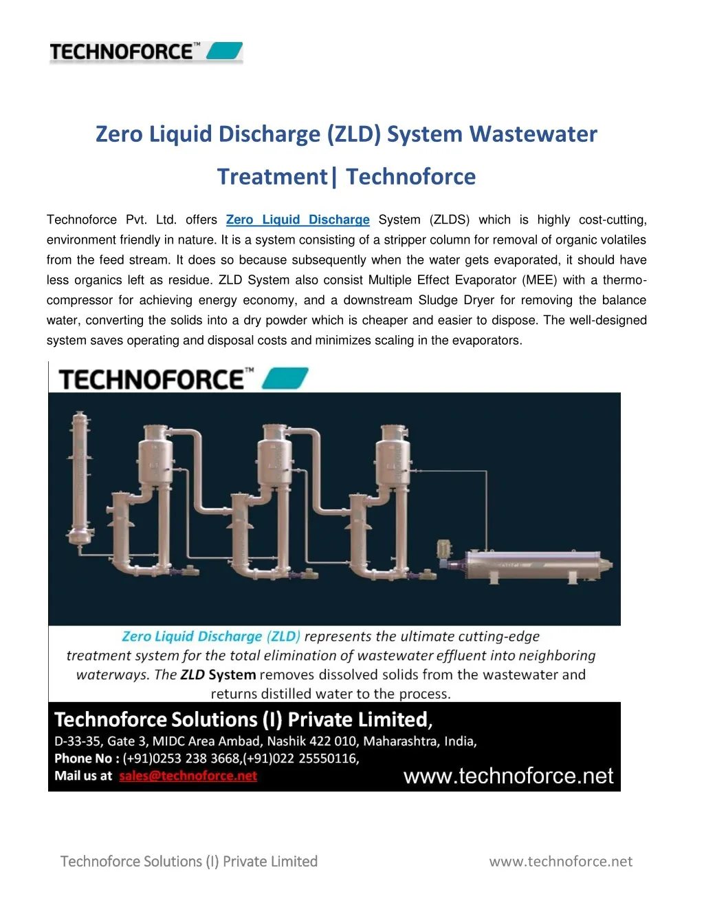 PPT - Zero Liquid Discharge System PowerPoint Presentation, free ...