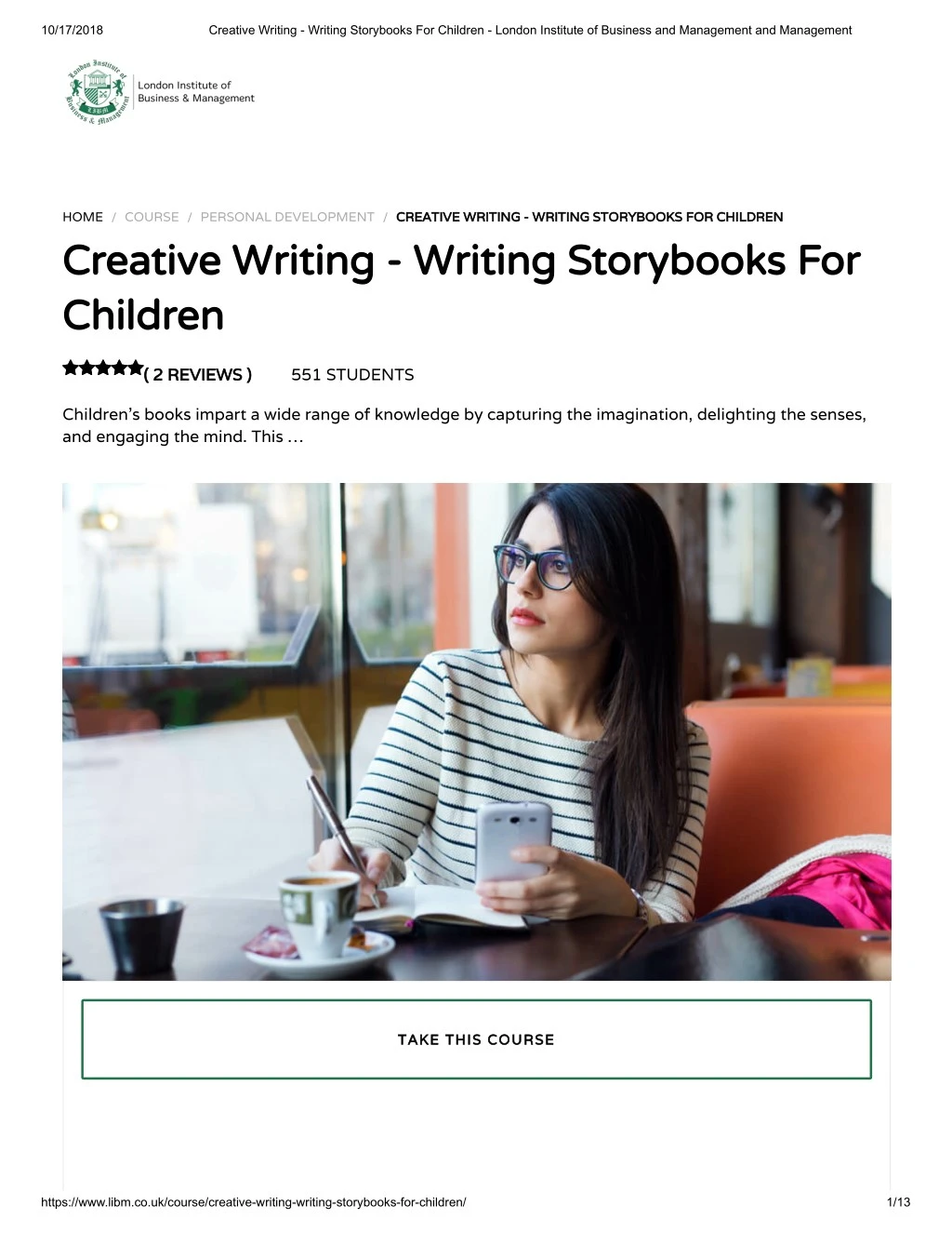 PPT - Creative Writing - Writing Storybooks For Children - LIBM ...