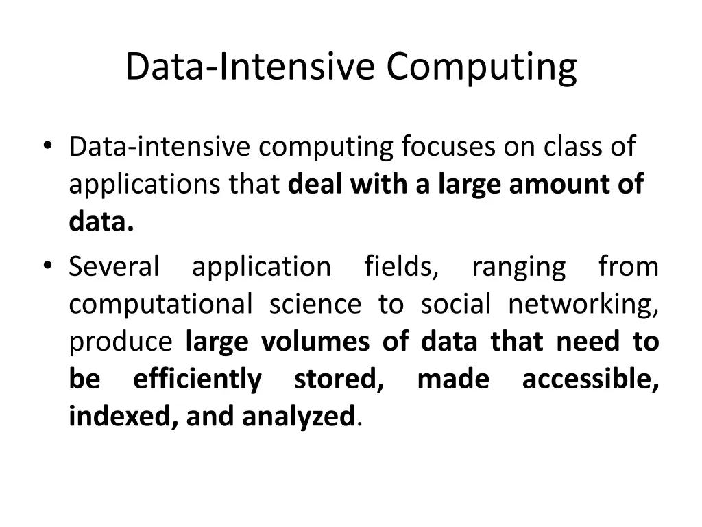 PPT - Data-Intensive Computing PowerPoint Presentation, free download - ID:805086