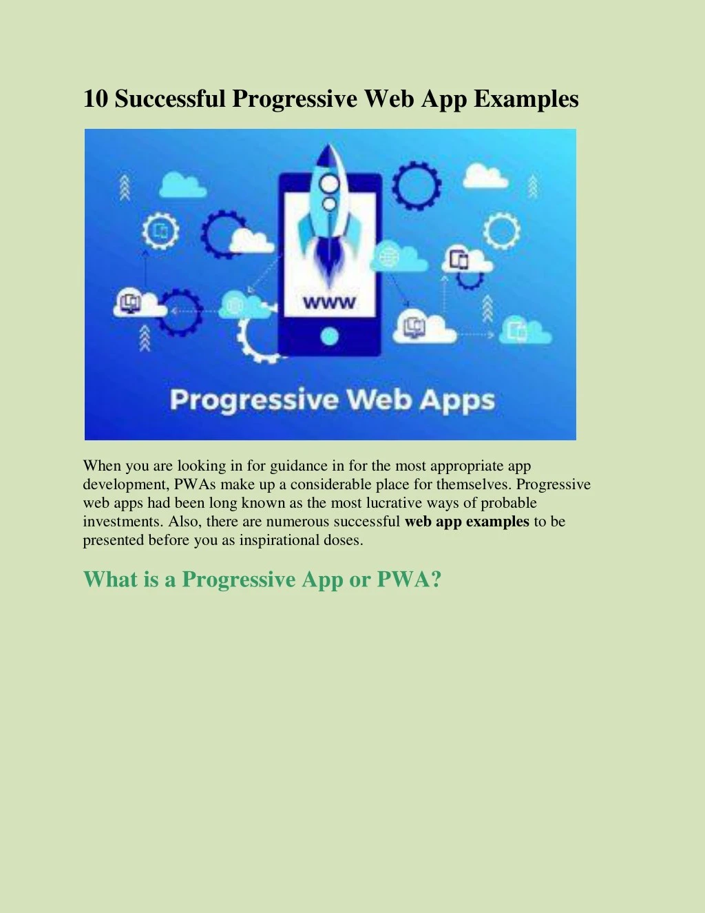 PPT - 10 Successful Progressive Web App Examples PowerPoint ...