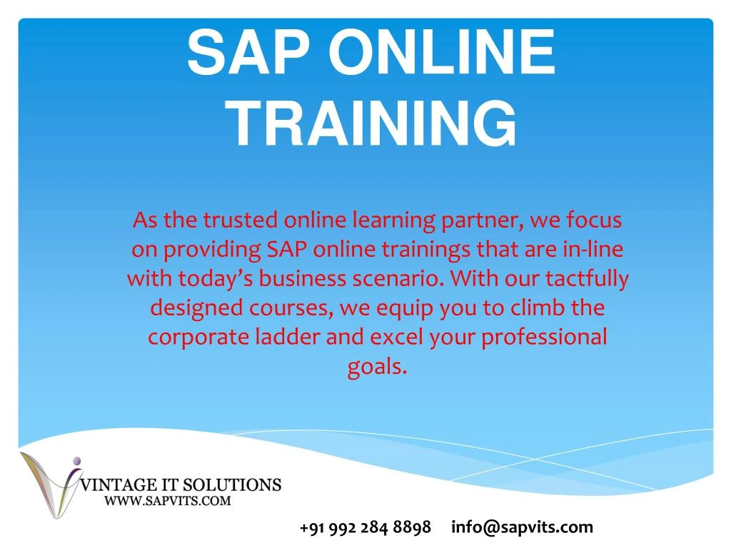 PPT - SAP Online Training UK PowerPoint Presentation, free download ...