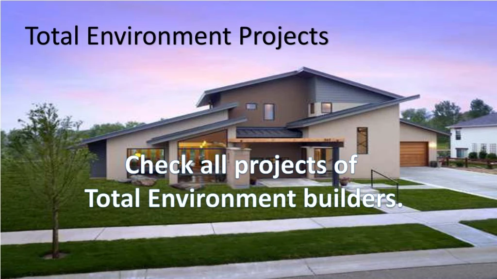 PPT - Total environment projects PowerPoint Presentation, free download ...