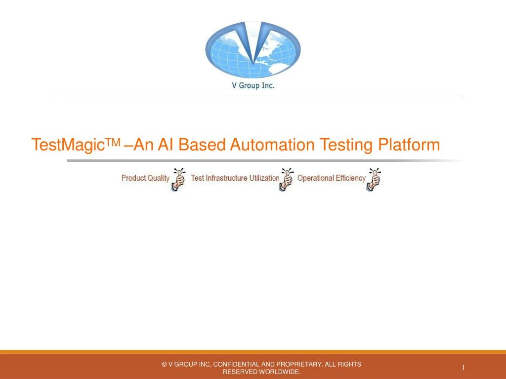 PPT - Introducing "TestMagic"- An AI Based Automation Testing Platform ...