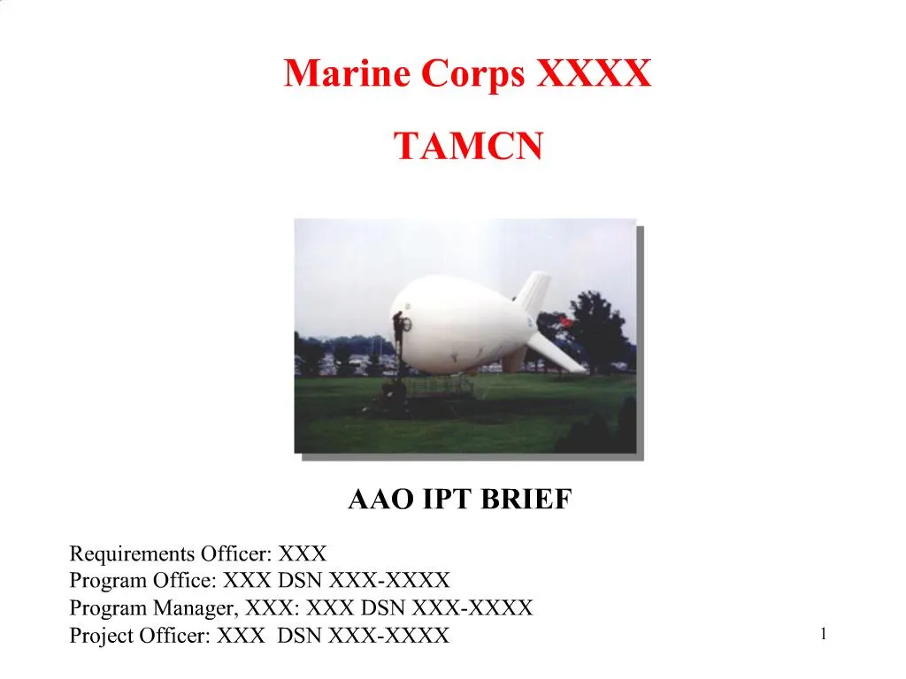PPT - Marine Corps XXXX TAMCN PowerPoint Presentation, free download ...