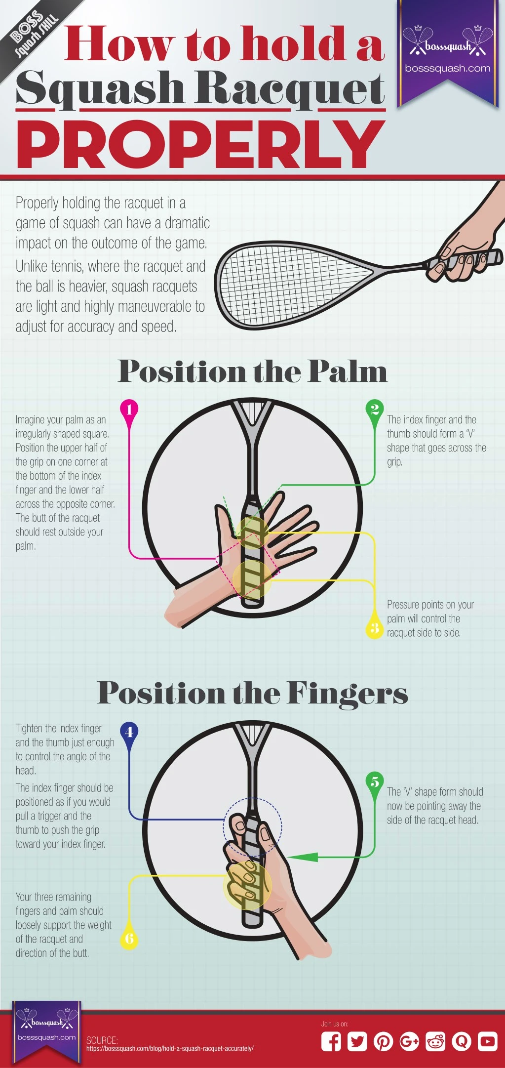 PPT - How to Properly Grip Your Squash Racquet PowerPoint Presentation ...