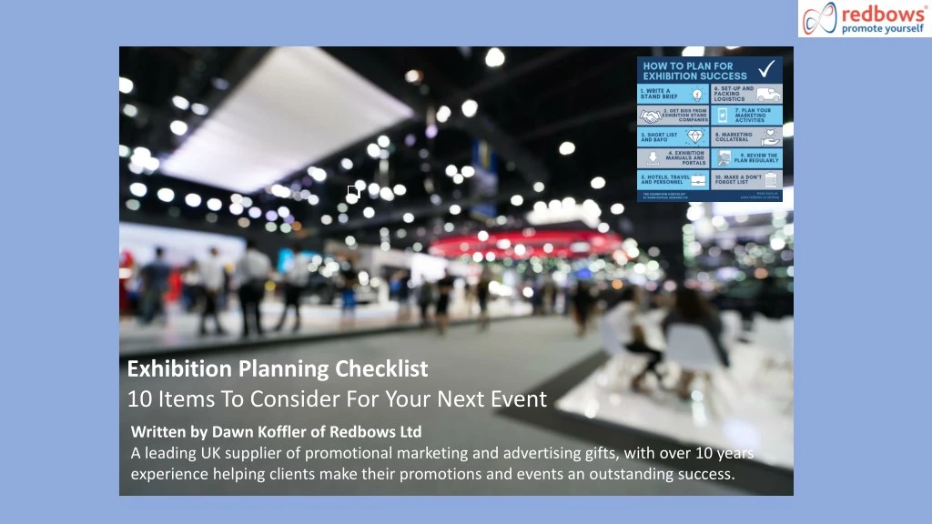 PPT - Exhibition Planning Checklist PowerPoint Presentation, free ...