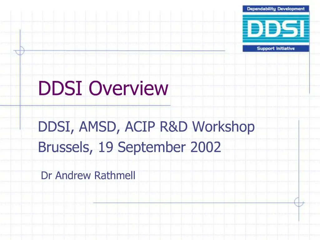 PPT - DDSI Overview PowerPoint Presentation, free download - ID:810428