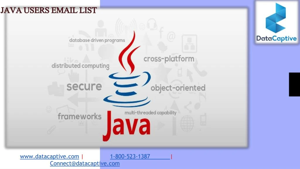 PPT - Best Java Customer email database | Validated Java User DataSet ...