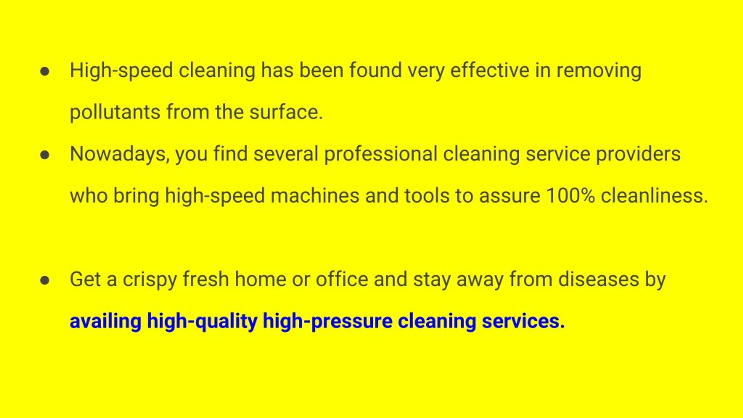 PPT - Availing The Benefits Of High Pressure Cleaning Services ...