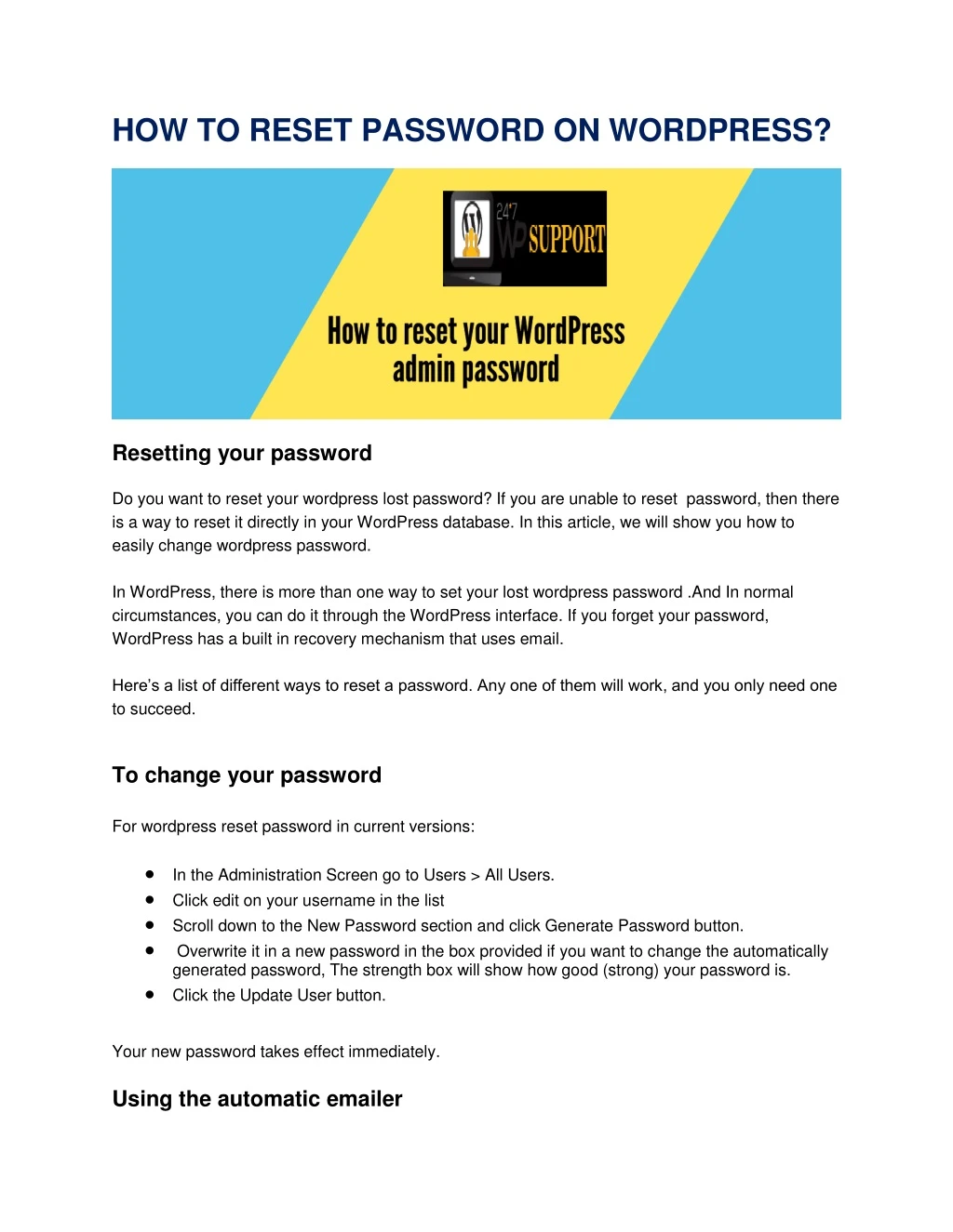PPT Call 800 918 5760 How Reset Wordpress Password In Database PowerPoint Presentation ID 