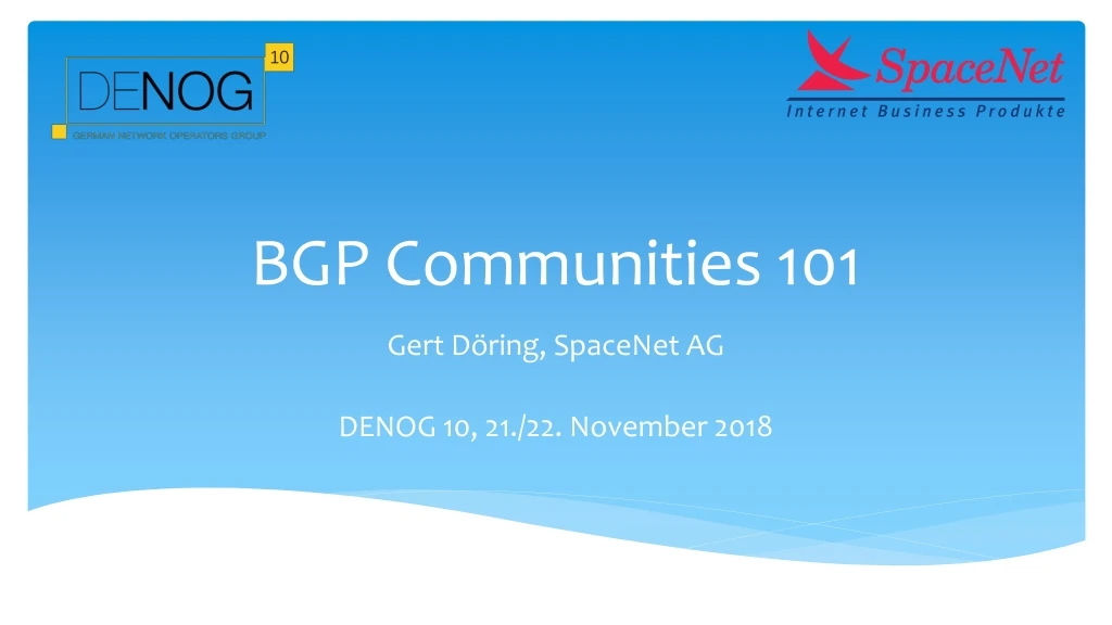 PPT - BGP Communities 101 PowerPoint Presentation, free download - ID ...