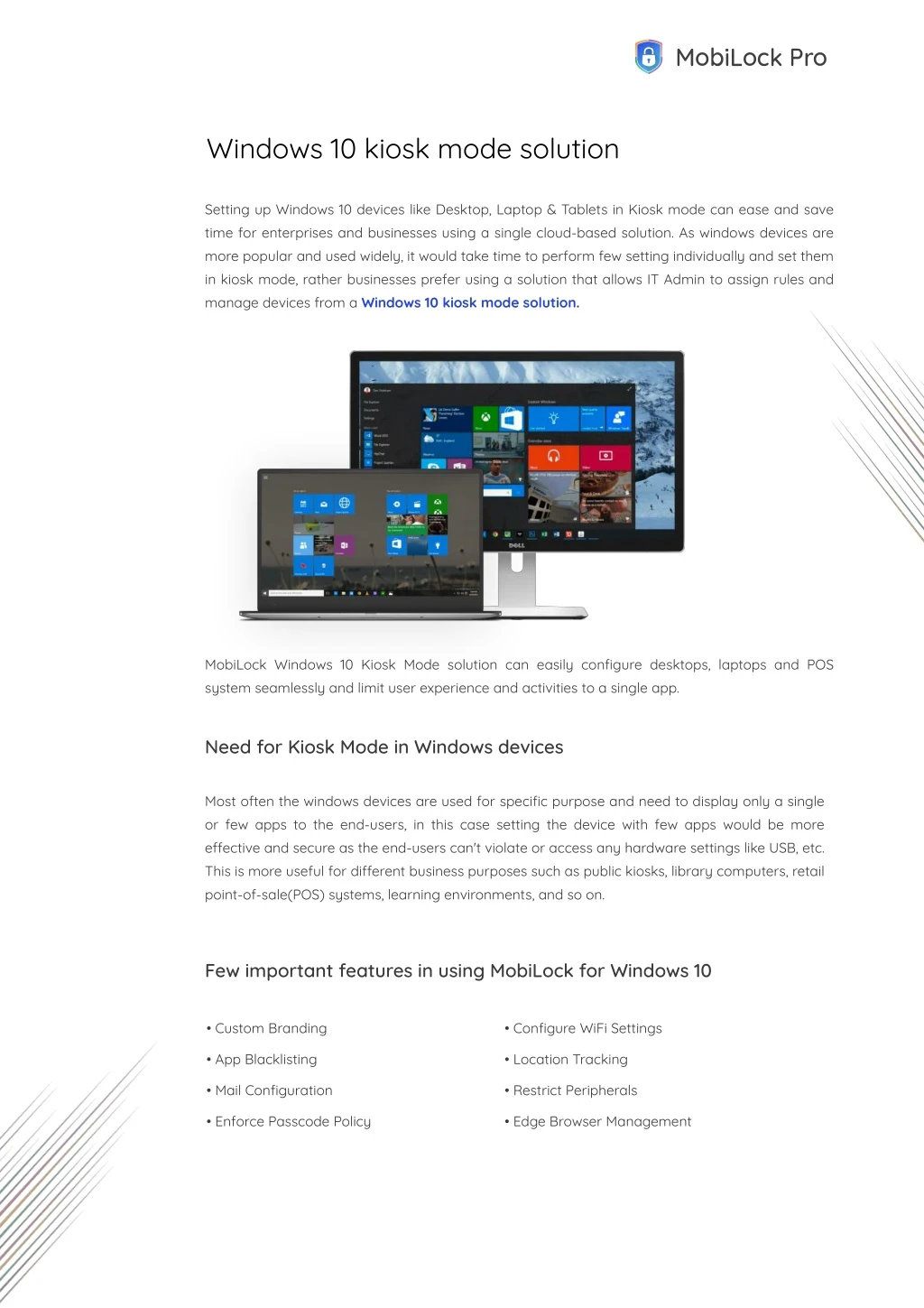 PPT - Windows 10 Kiosk Mode PowerPoint Presentation, free download - ID ...