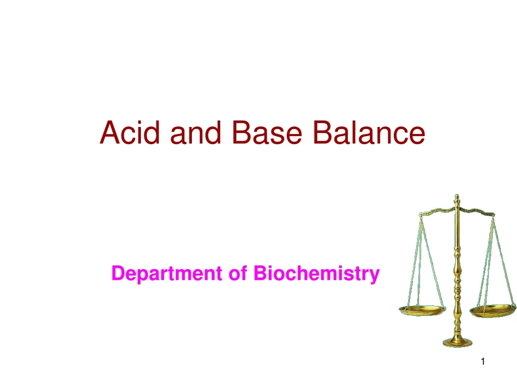 PPT - Acid and Base Balance PowerPoint Presentation, free download - ID ...