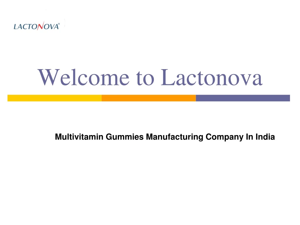 PPT - multivitamin gummies manufacturing company in india PowerPoint ...