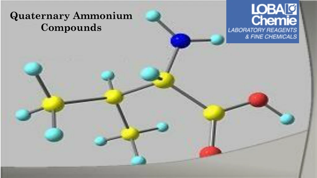 PPT - Quaternary Ammonium Compounds PowerPoint Presentation, free ...