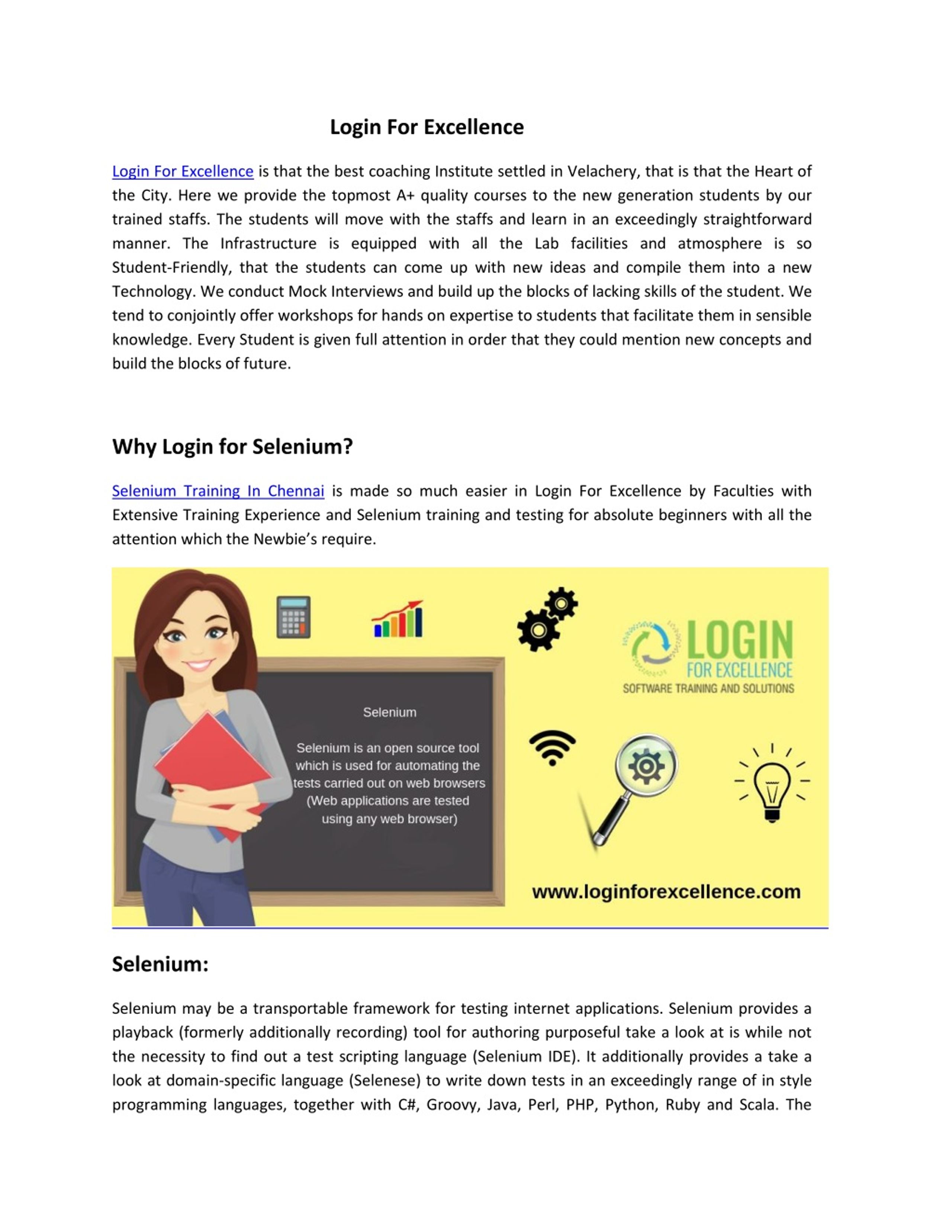 PPT - Selenium Training In Chennai PowerPoint Presentation, free ...