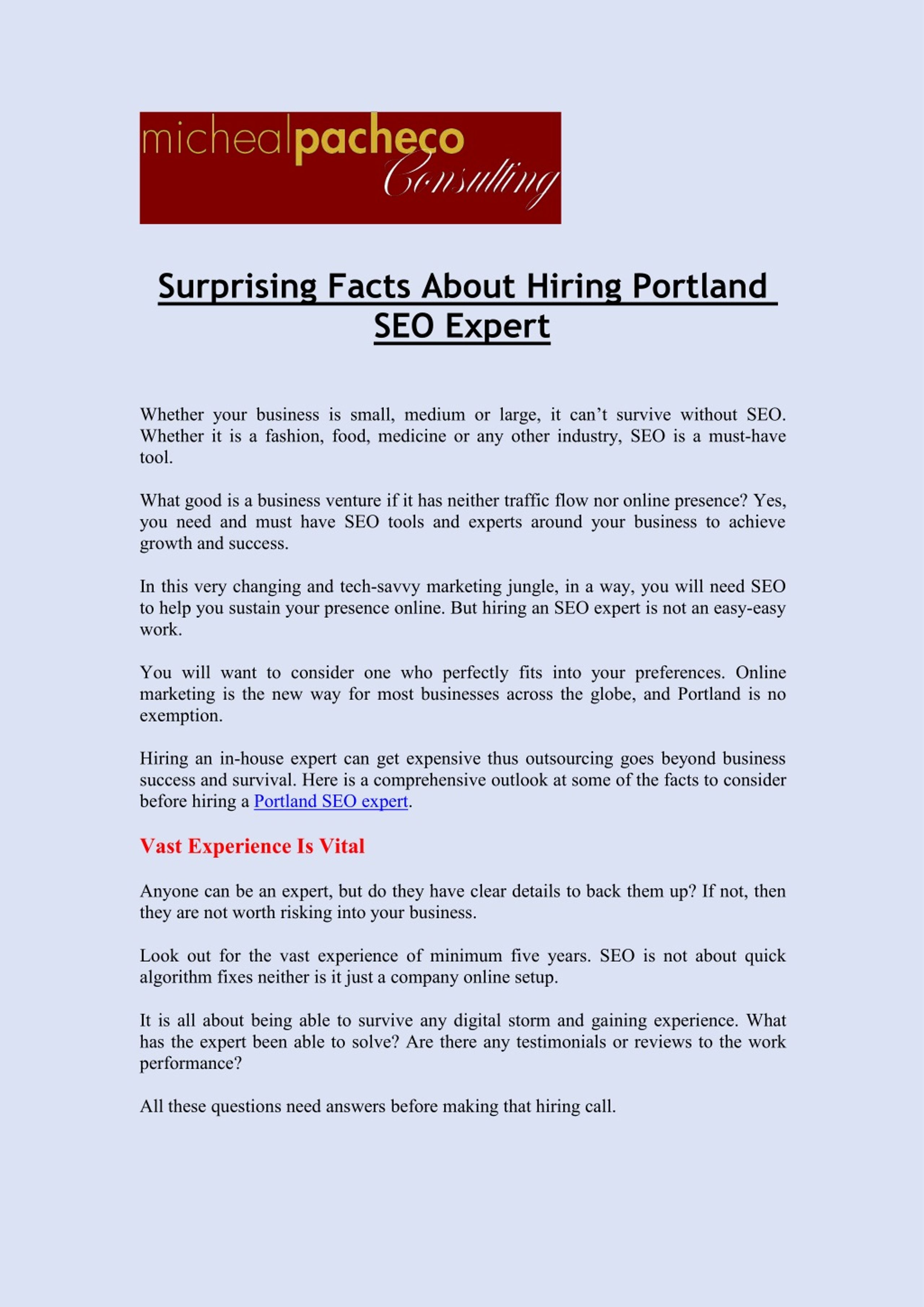 PPT - Surprising Facts About Hiring Portland SEO Expert PowerPoint ... PPT - Surprising Facts About Hiring Portland SEO Expert PowerPoint ...