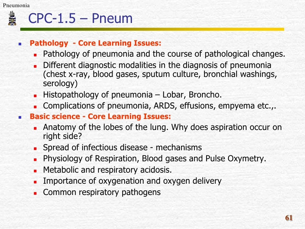 PPT - Pathology of Pneumonia PowerPoint Presentation - ID:8201860
